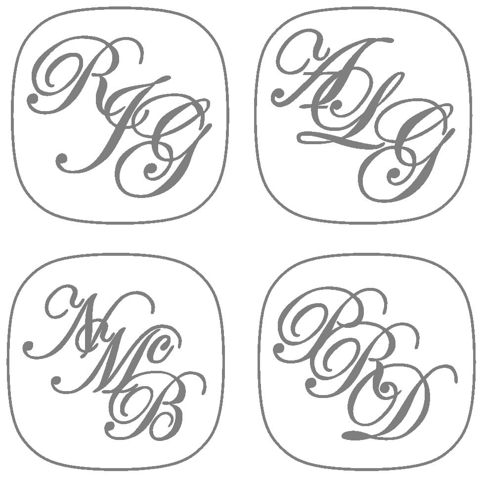 Monogram Silver Signet Ring | Designer bespoke jewellery