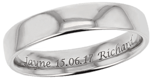 Inside Ring Engraving - Faller